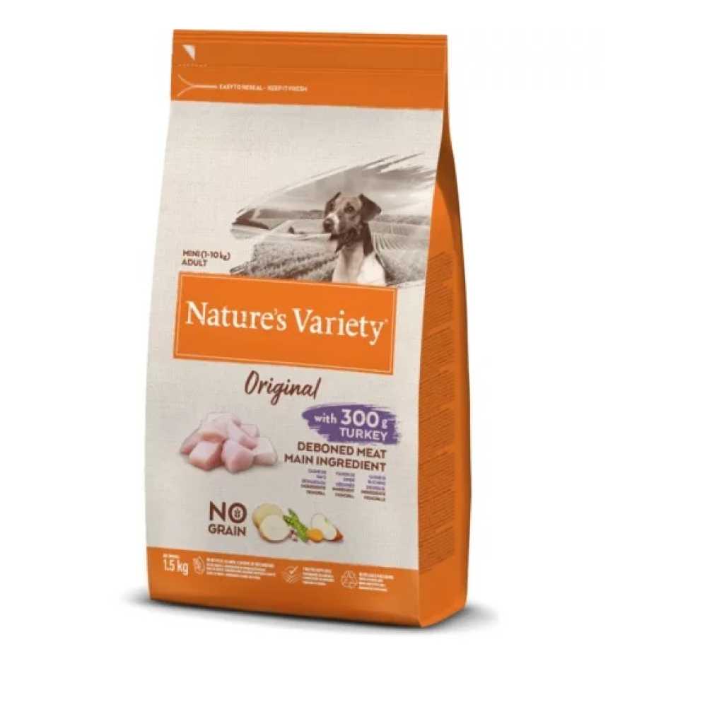 Nature's Variety Original Grain Free hrana za pse Adult Mini - Turkey 1.5kg