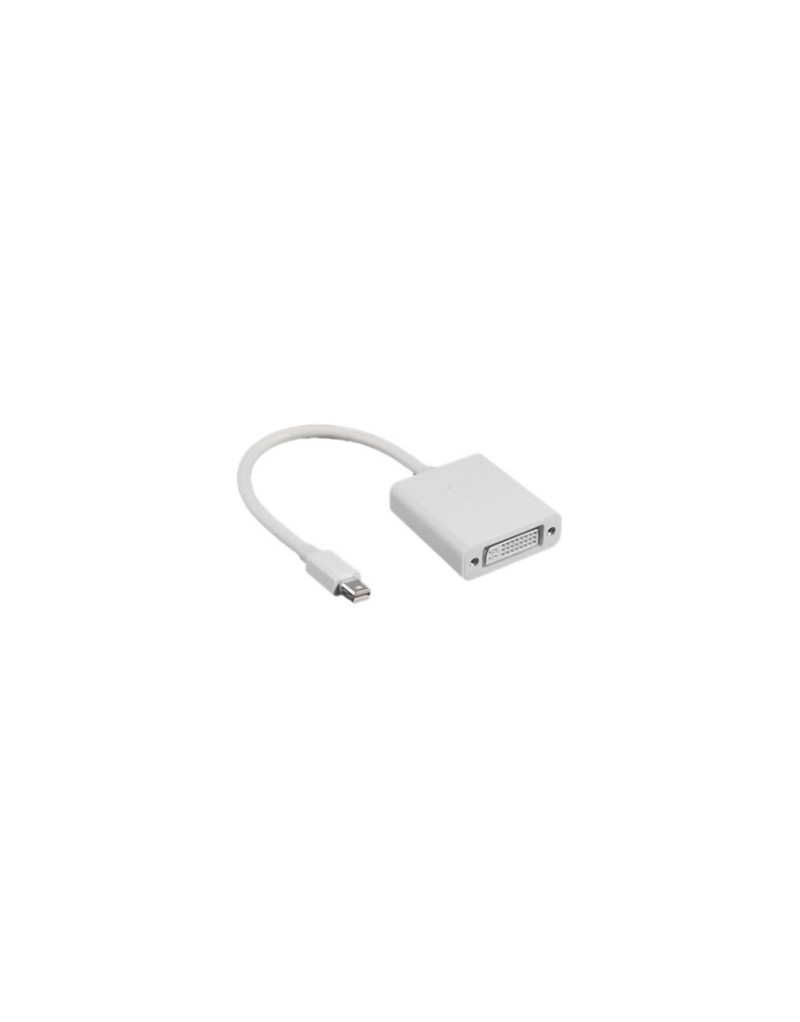 FAST ASIA Adapter - konvertor Mini DisplayPort (M) - DVI (F) beli