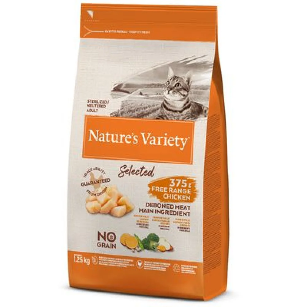 Nature's Variety Selected hrana za mačke Sterilised - Chicken 7kg