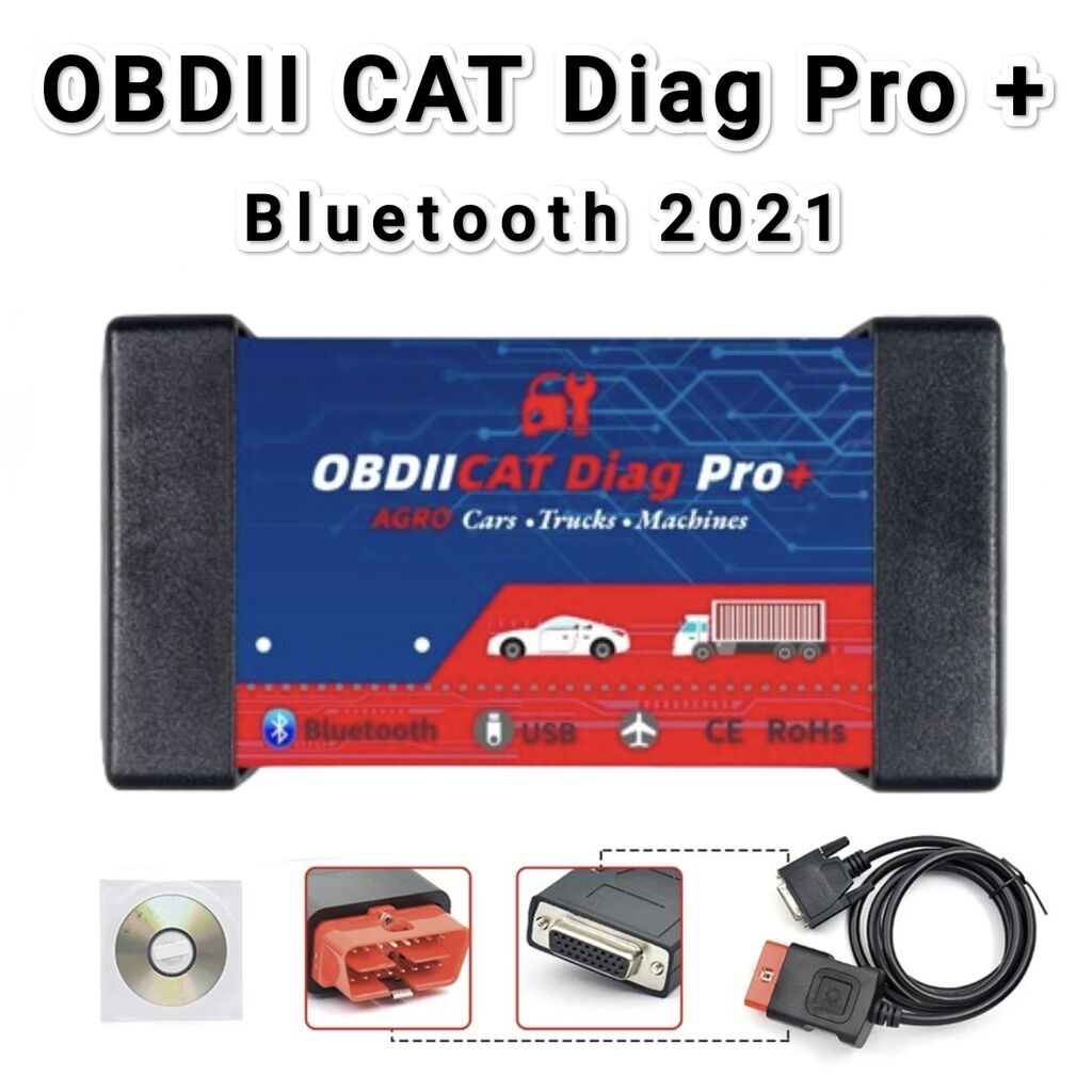 OBDII CAT Diag Pro + Bluetooth 2021 Auto Dijagnostika Nova verzija
