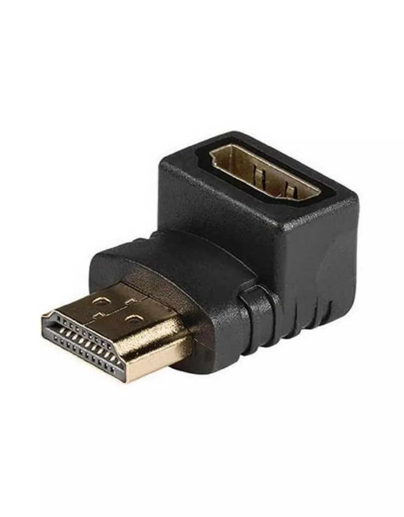 E-GREEN Adapter HDMI (M) - HDMI (F) pod uglom crni