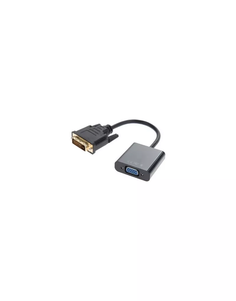 FAST ASIA Adapter-konvertor DVI-D (M) - VGA (F) crni