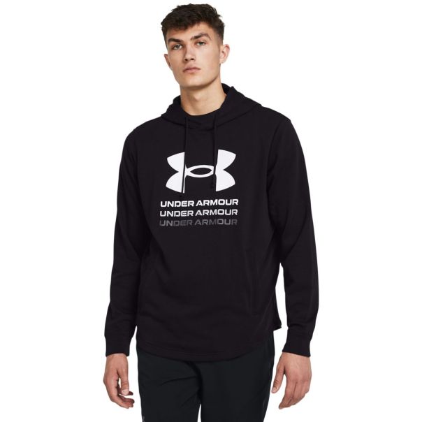 UNDER ARMOUR Duks sa kapuljačom ua rival terry graphic hood M