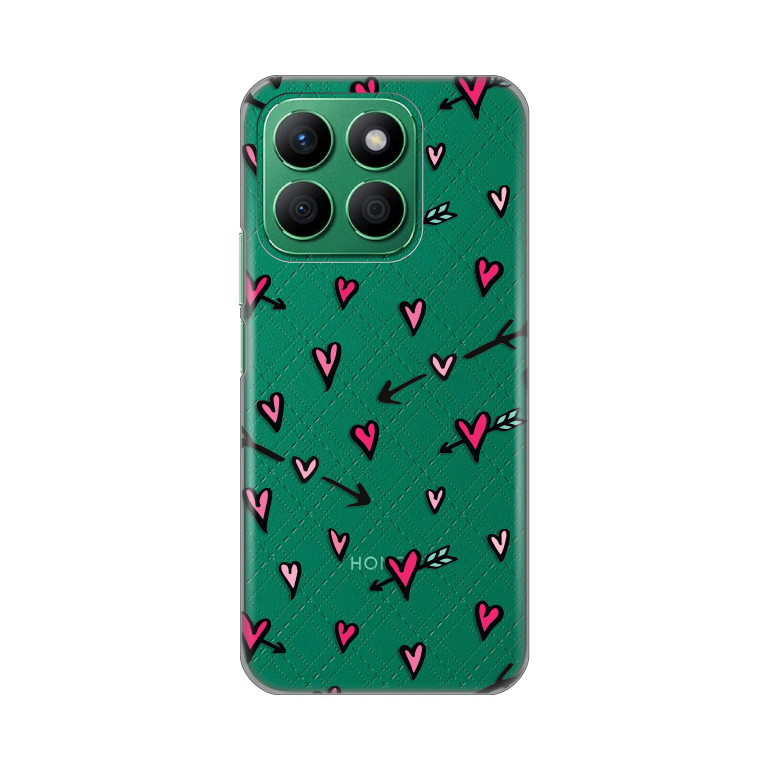 Maska(futrola) Silikonska Print Skin za Honor X8b Heart Pattern