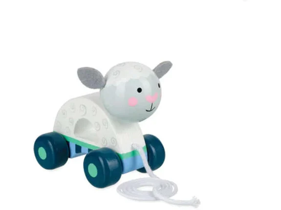 Orange Tree Toys Drvena vozalica ovca na povlačenje