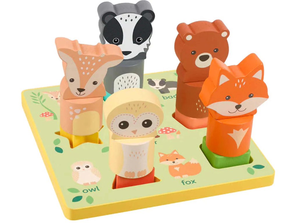Orange Tree Toys Drvene 3d puzzle šuma