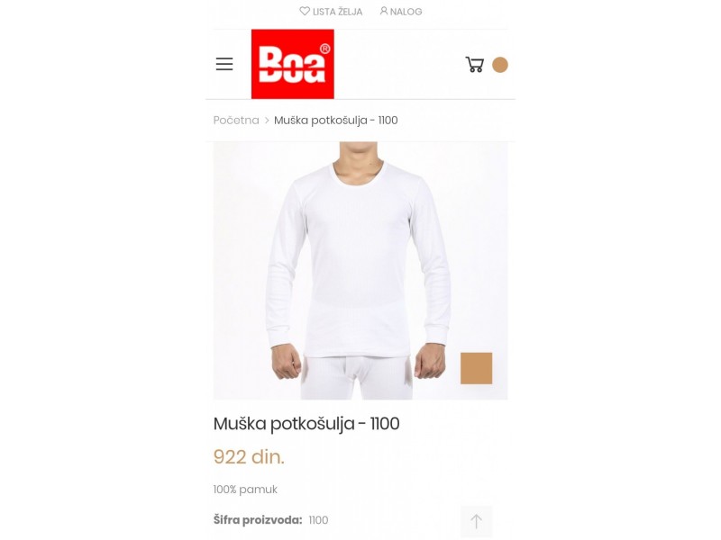 boa majica potkosulja NOVO HITNO