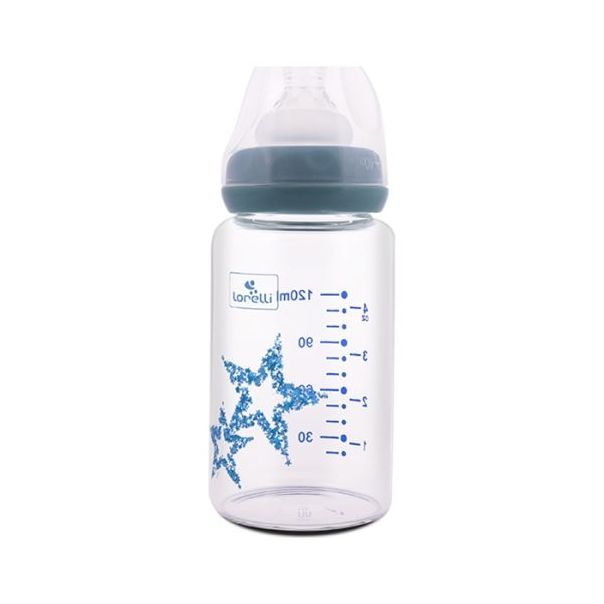 LORELLI Flašica staklena sa anti-colic dodatkom 120 ml