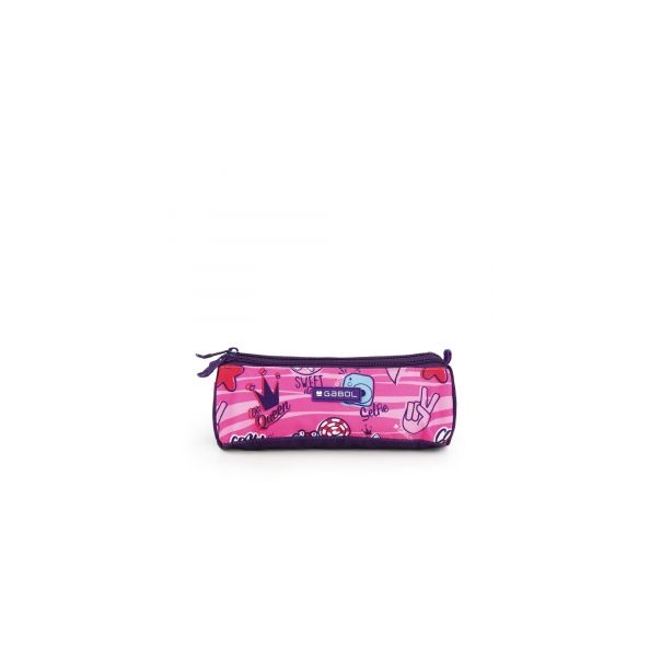 GABOL Pernica sa tri odeljka 22x7x7 cm 1l-0,07 kg Sticker roze