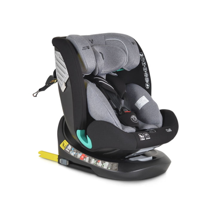 Cangaroo auto sedište Quill i-Size Grey 40-150cm Isofix