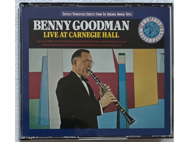 BENNY  GOODMAN  -  2CD Live  at  Carnegie  Hall