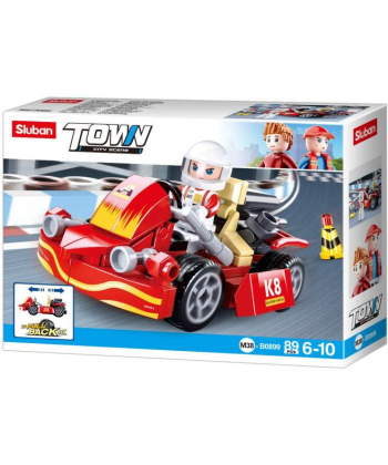 Sluban kocke za decu Karting vozilo 89 delova - A072633