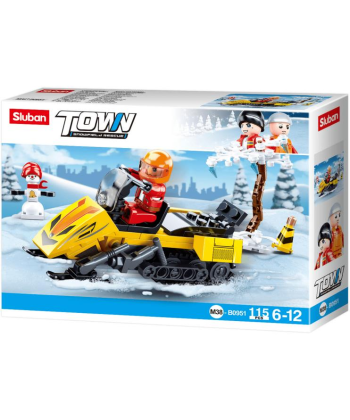 Sluban kocke za decu Motorne sanke 115 delova - A054870