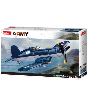 Sluban kocke za decu Borbeni avion 550 delova - A072645