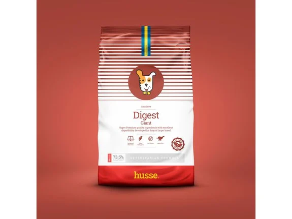 Husse suva hrana za odrasle pse Digest Giant Sensitive 12.5 kg