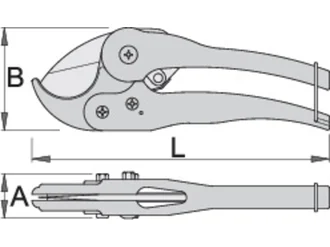 Unior Makaze za sečenje PVC cevi 583/6 210