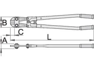 Unior Makaze za betonsko gvožđe 596/6A 610967