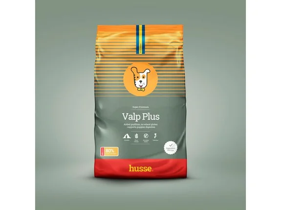 Husse suva hrana za štence Valp Plus: 2kg