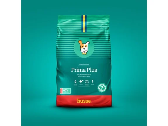 Husse suva hrana za odrasle pse Prima plus: 2 kg