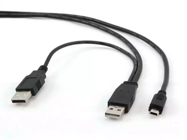Kabl USB Gembird 2xUSB- USB-Mini 5 pin-a 1.8m MM