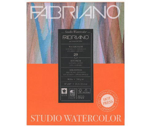 Fabriano Blok Studio Watercolour 20×25/20L 200g 19202001