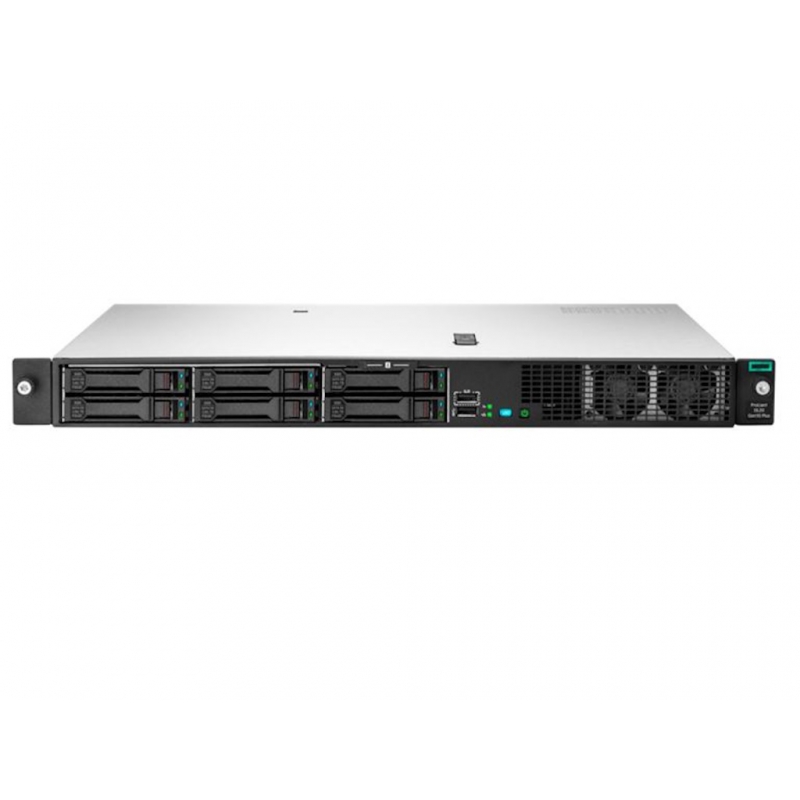 Server HPE DL20 Gen10+/ Intel 4C E-2314 2.8GHz/16GB-U/4SFF/NoHDD/NoODD/500W RPS/Rack 1U/(3-3-3)