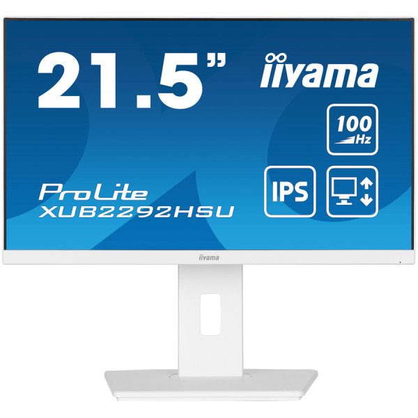 21,5'' WHITE ETE IPS-panel, 1920x1080@100Hz, 15cm Height Adj. Stand, 250cdm˛, Speakers, HDMI, DisplayPort, 0,4ms MPRT, FreeSync, USB 4x 3.2