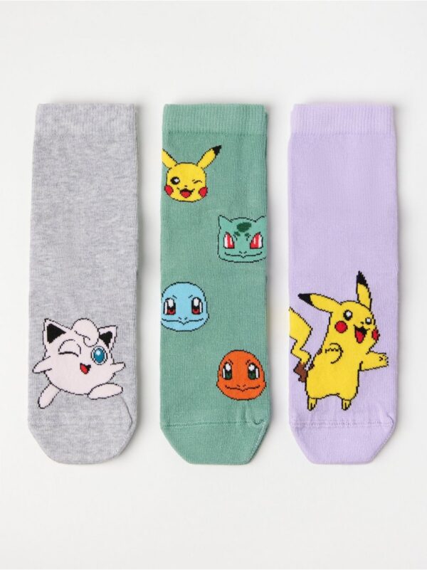 Čarape CJ24 – 3-pack Pokémon socks