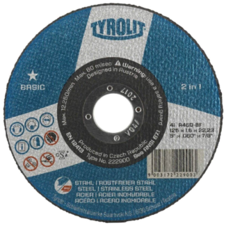 Tyrolit – Rezna ploča 125×2,5 2u1 basic – 222998