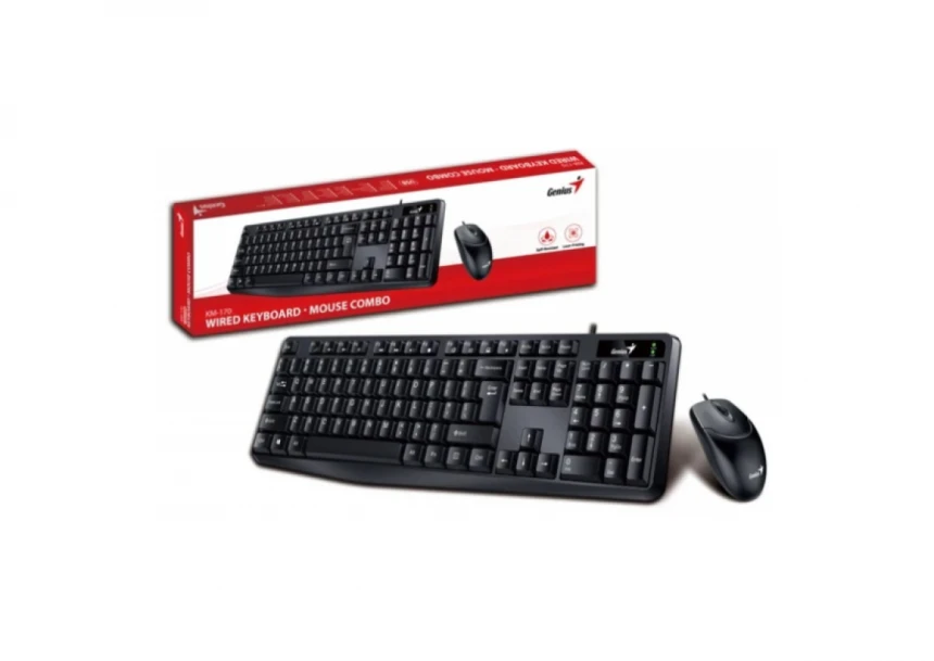 Tastatura+miš USB Genius KM-170 US