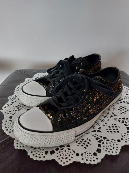 All Star Converse - crno-zlatne starke