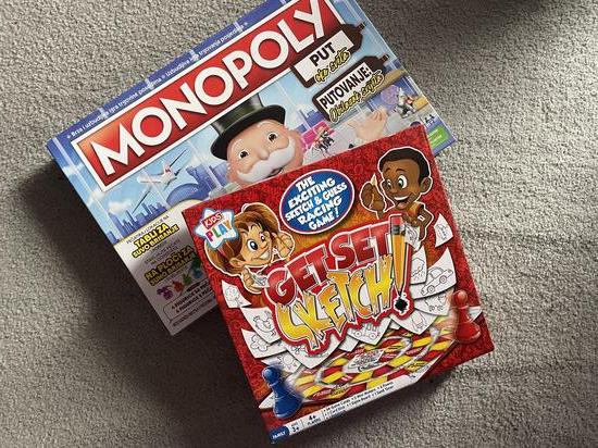 Hasbro Monopol i Guess Racing Game društvene igre