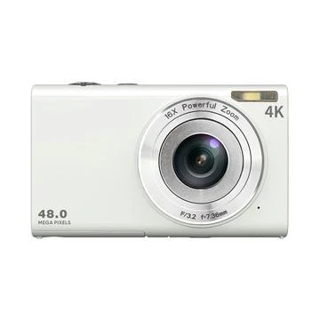 DC402-AF 4K KIDS 48MP DIGITAL CAMERA AUTO FOCUS 16X DIGITAL ZOOM VLOGGING CAMERA FOR TEENS - WHITE