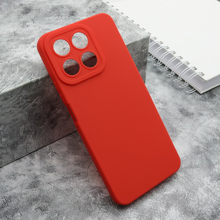 Huawei Honor X8a - Zastitna silikonska maska (futrola) Pro Camera crvena (MS)