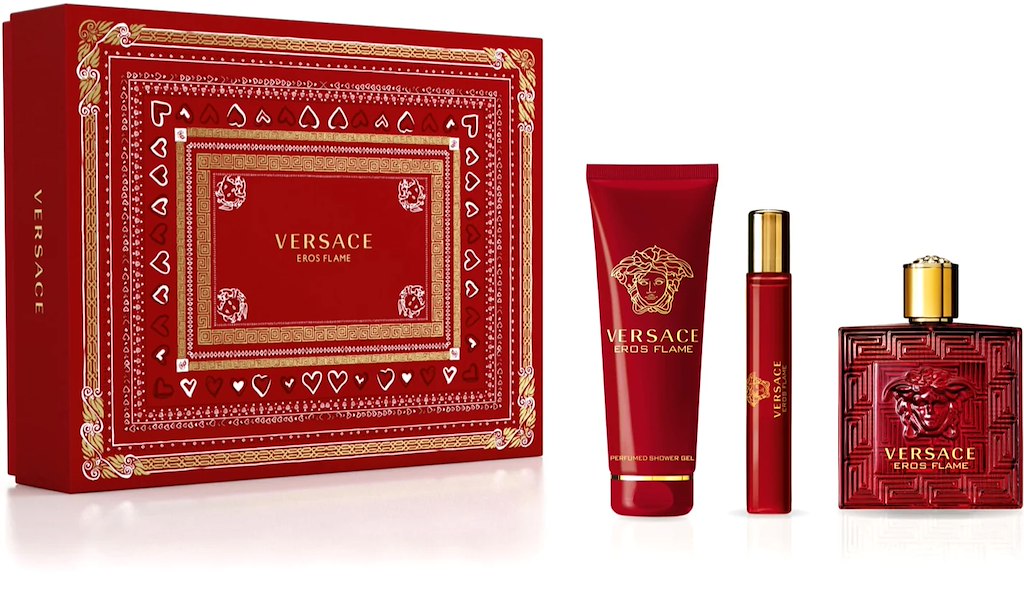 Versace - Eros Flame edp 100ml + 10ml + 150ml kupka / MAN / SET