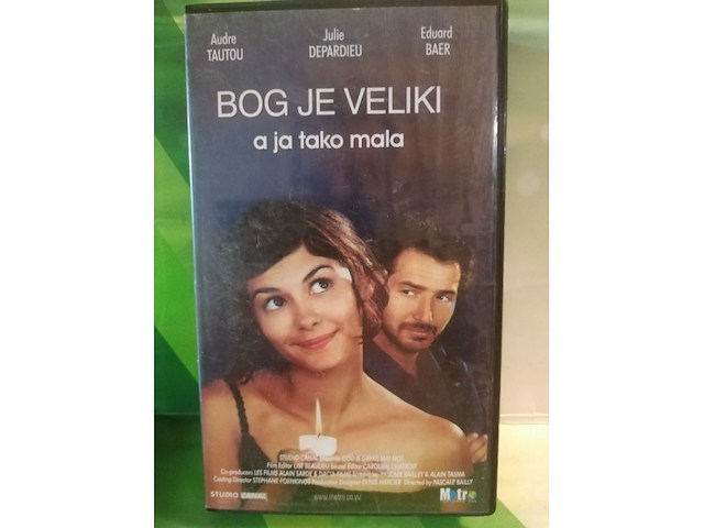 Bog je Veliki a ja tako Mala - Audrey Tautou / VHS /