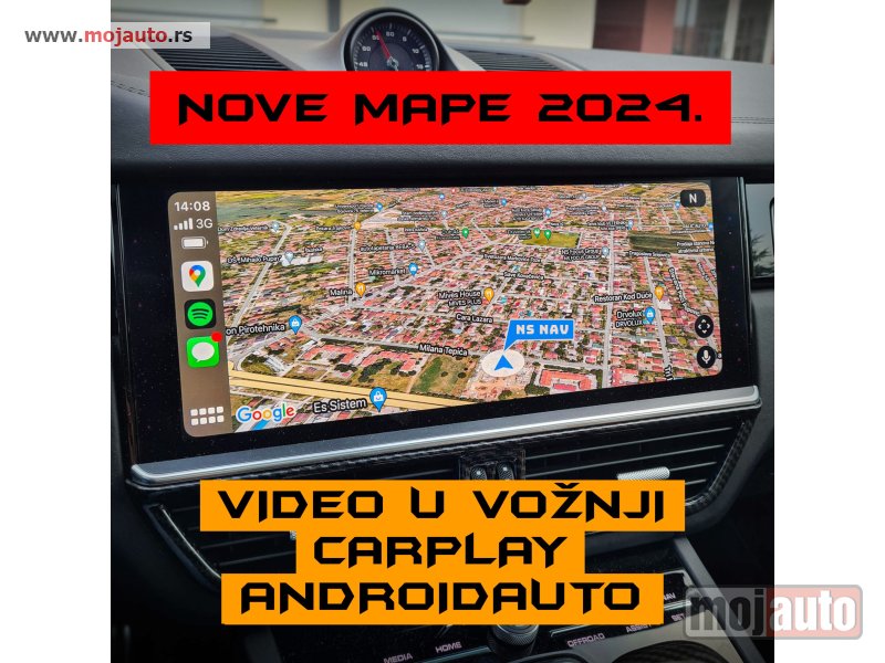 Mape Srbije i Evrope za navigacije 2024