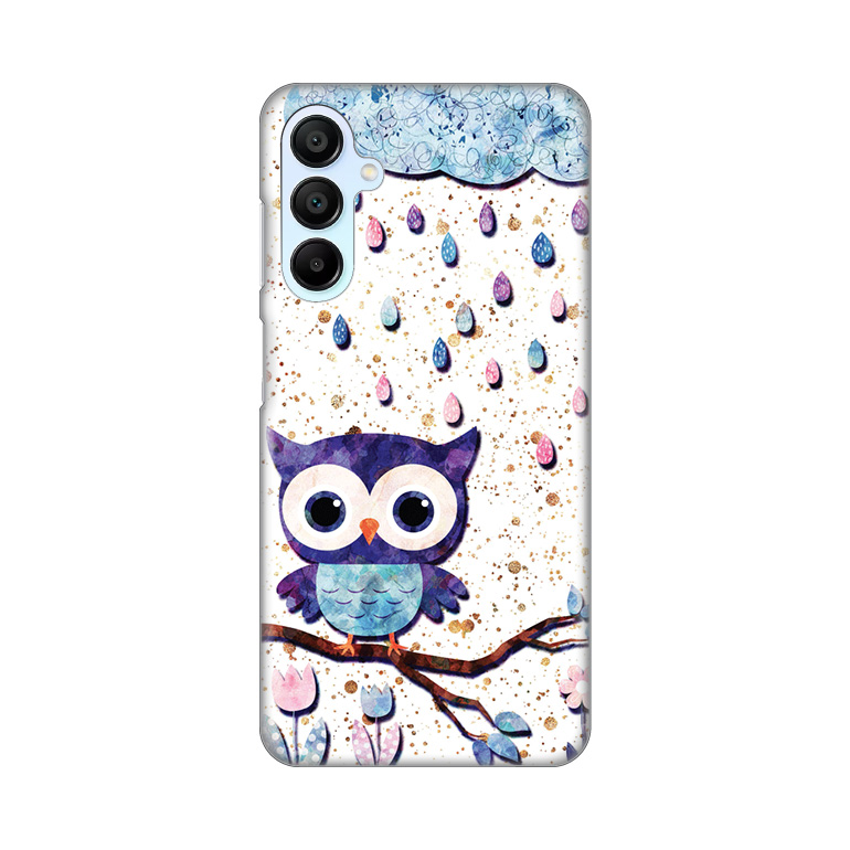 Samsung A156 Galaxy A15 5G - Zastitna ultra tanka (skin) maska / futrola PRINT Owl