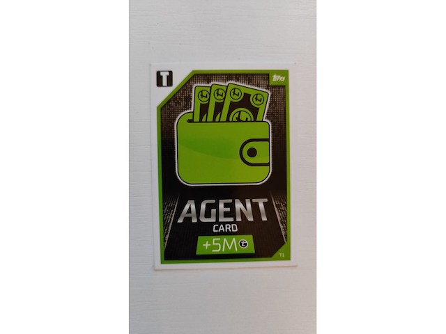 Match attax 2022 2023 broj T1 Agent card