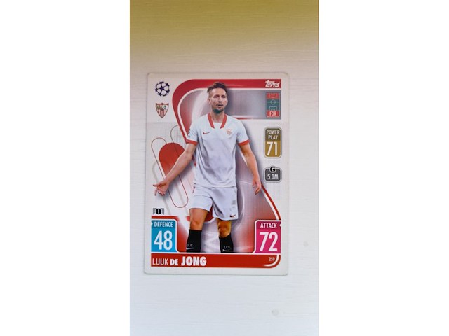 Match attax 2021 2022 broj 259