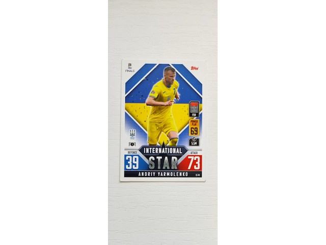 Match attax Andriy Yarmolenko