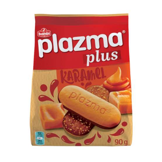 Biskvit sa čokoladom PLAZMA plus sa karamelom 90g