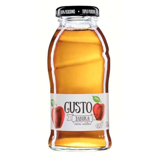 Negazirani sok GUSTO jabuka 0,2l