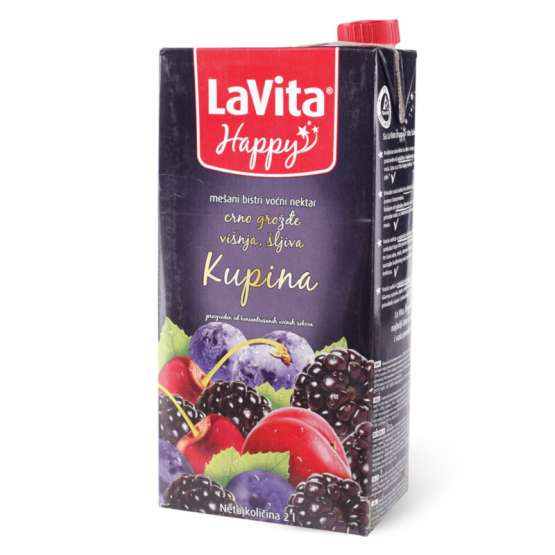 Negazirani sok LA VITA kupina 2l