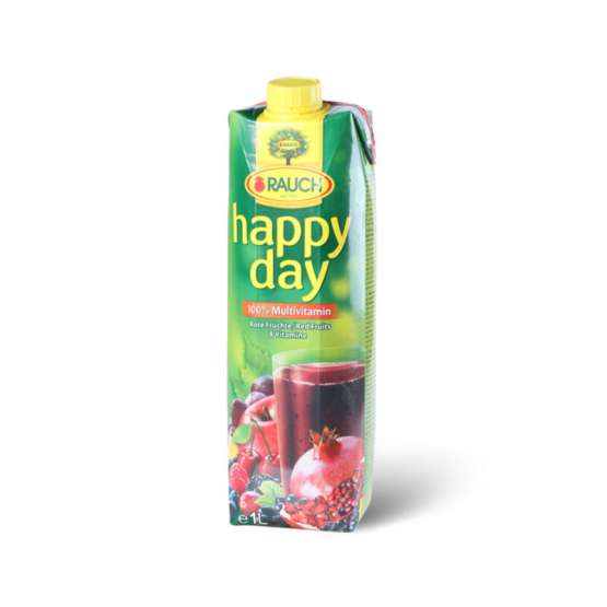 Negazirani sok HAPPY DAY Crveni Multivitamin 1L