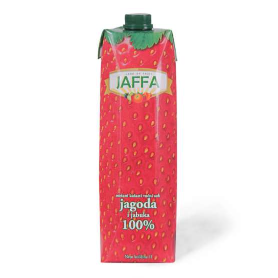 Negazirani sok JAFFA prizma jagoda i jabuka 100%