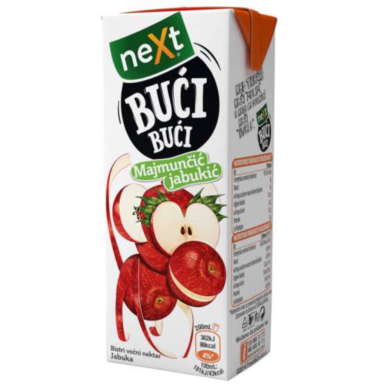 Negazirani sok NEXT BUCI BUCI jabuka 0.2l