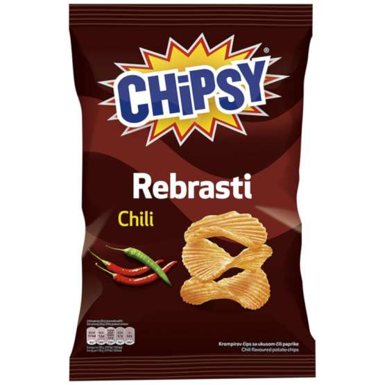 Čips CHIPSY X cut čili Smiles 150g