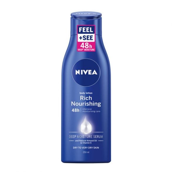 Mleko za negu tela NIVEA hranljivo 250ml