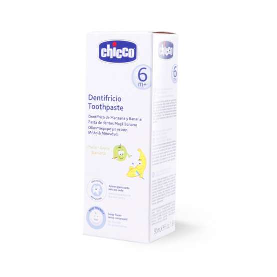 Pasta za zube CHICCO jabuka,banana 50ml